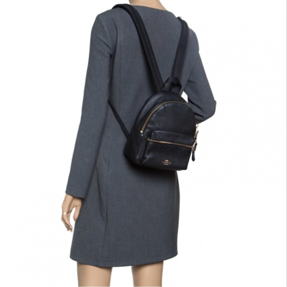 Coach Mini Charlie Backpack - Black - Gem